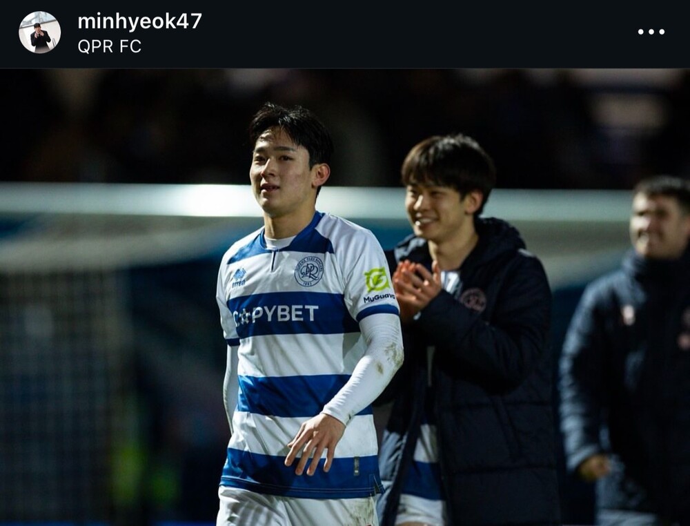 '혹시 너 E야?' 양민혁, QPR에 해피바이러스 전파…日 FW와 '짱친' 먹고 9살 형에게 '선물공세'