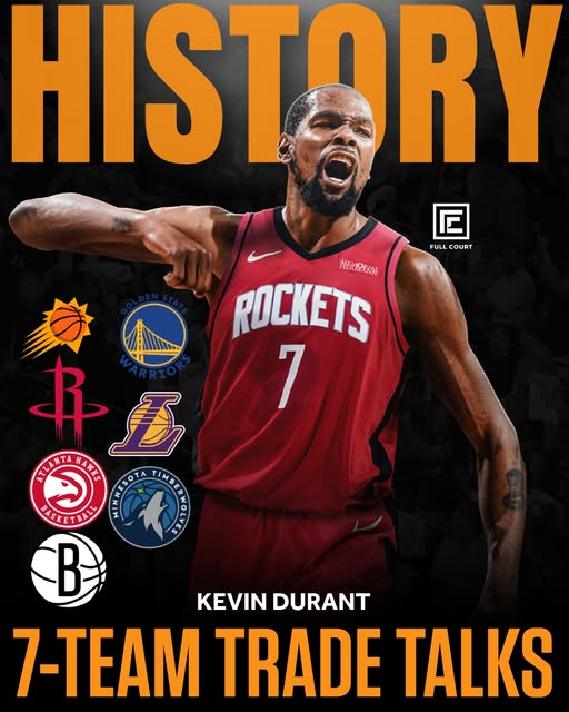 'KD 드라마'아직 결말 안났다?...'GSW·LAL'포함 최대 7각 트레이드로 확장된다!