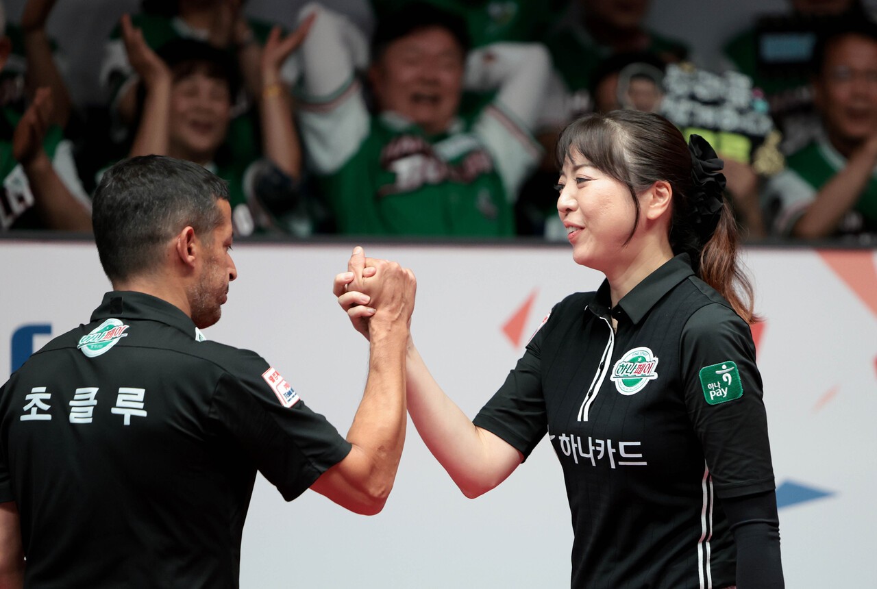 '승률 86.7%' MVP 김가영, 압도적 활약→하나카드, 파죽지세 7연승으로 PBA 팀리그 1R 우승